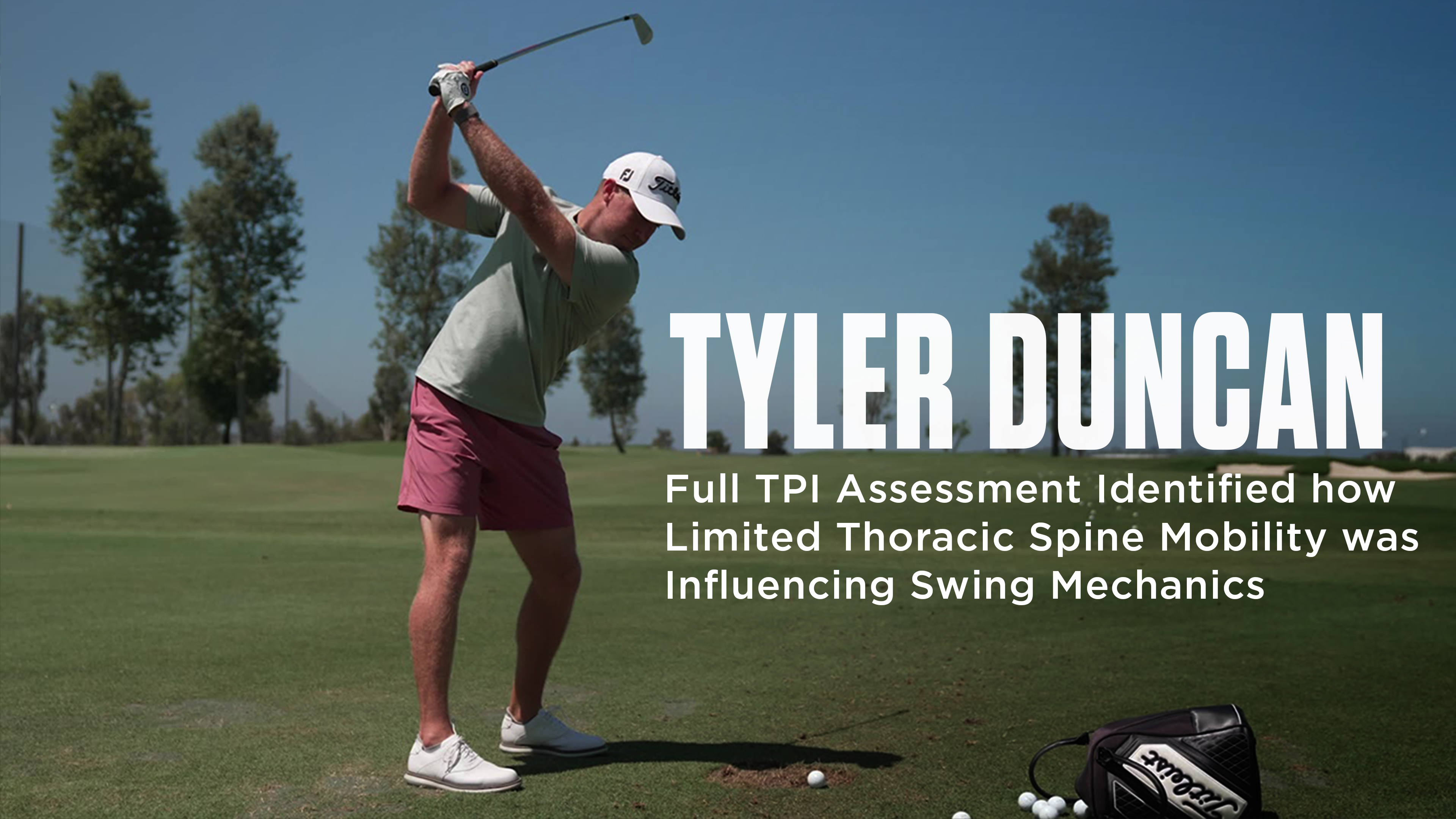 Tyler Duncan's TPI Assessment: Addressing Spine Angle and Spin Loft to ...